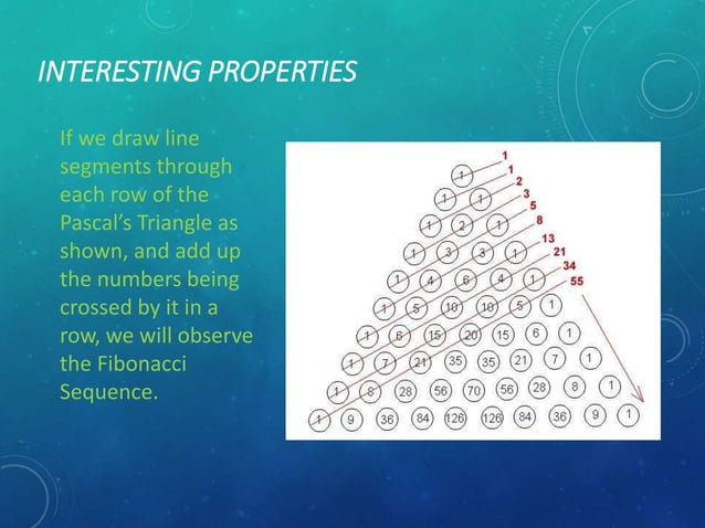 Pascal's triangle | PPTX