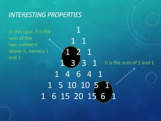 Pascal's triangle | PPT