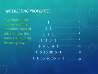 Pascal's triangle | PPT