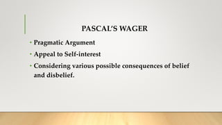 Pascal’s Wager | PPTX