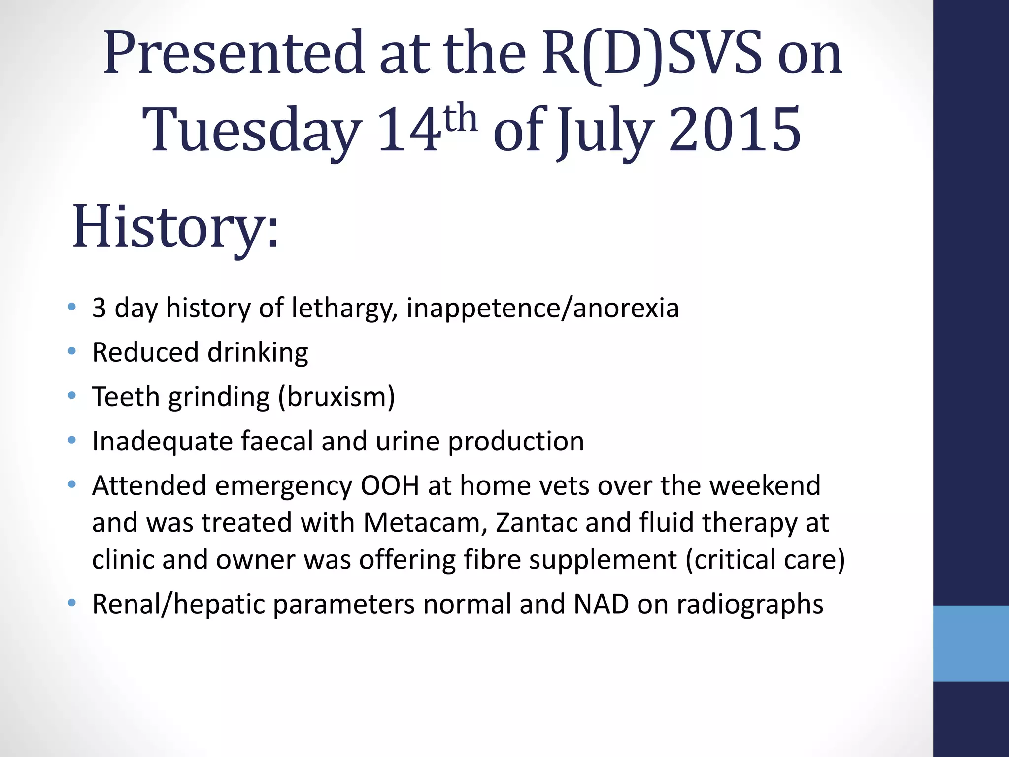 Rabbit Gastrointestinal Stasis Presentation | PPTX | Digestive ...