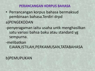 BAHASA MELAYU PASCA MERDEKA | PPTX