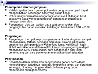 Teknik penanganan pascapanen tanaman padi.ppsx