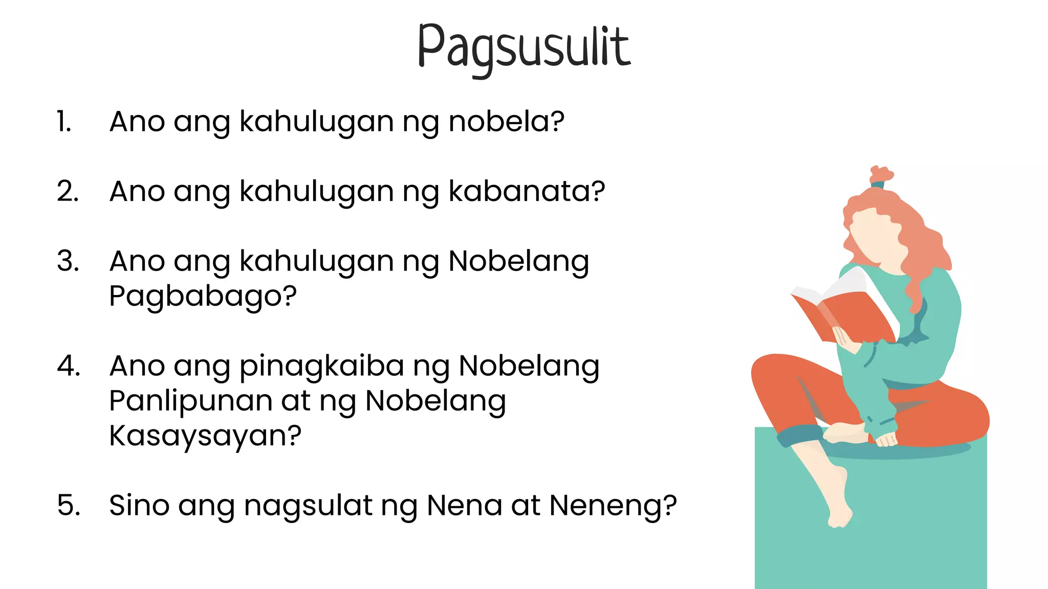 MGA URI NG NOBELA | PPTX