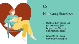MGA URI NG NOBELA | PPTX