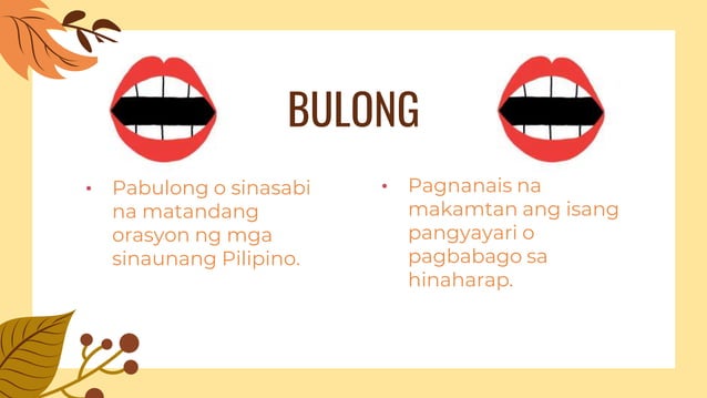 BULONG AT AWITING BAYAN | PPTX