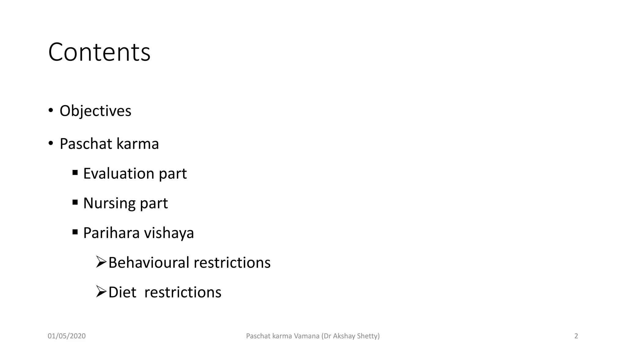 Paschat karma of vamana | PPTX