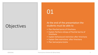 Paschat karma of virechana | PPTX | Hinduism | Religion & Spirituality