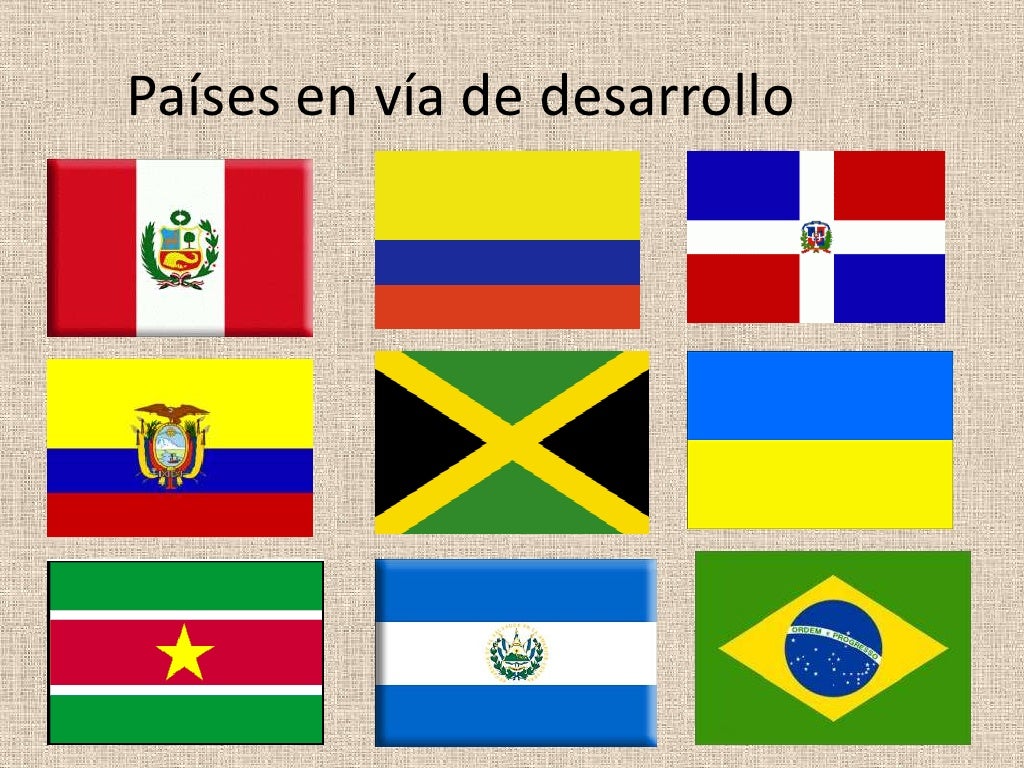 Países en vía de desarrollo y emergentes