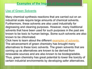 GREEN CHEMISTRY | PPTX