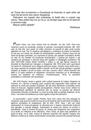 Pashko Vasa - E verteta mbi Shqiperine dhe Shqiptaret | PDF
