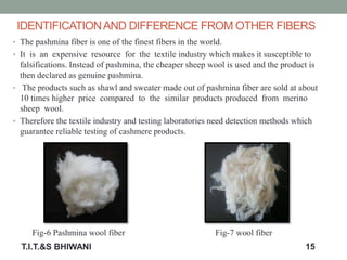 Pashmina wool | PPTX | Needlework | Arts and Crafts