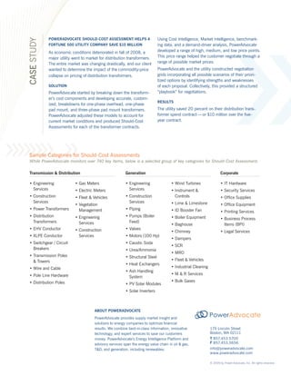 PowerAdvocate Should-Cost Assessment | PDF