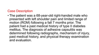 mechanics of shoulder injuries based on clinical scenario | PPTX