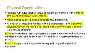 mechanics of shoulder injuries based on clinical scenario | PPTX