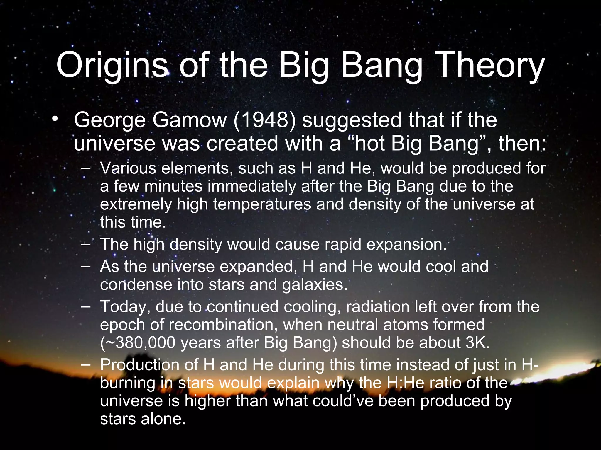 The big bang theory | PPT
