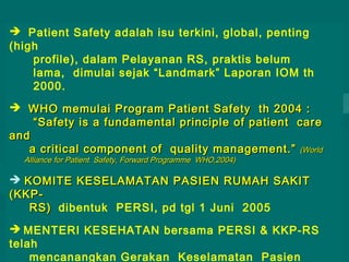 Pasient safety | PPT