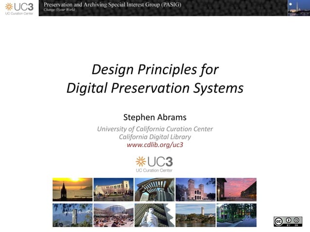 Design Principles for Digital Preservation Systems | PPT