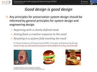 Design Principles for Digital Preservation Systems | PPT