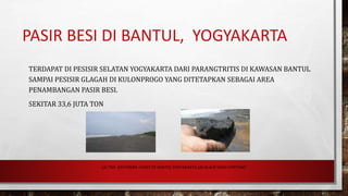 Pasir besi - bahan galian industri | PDF