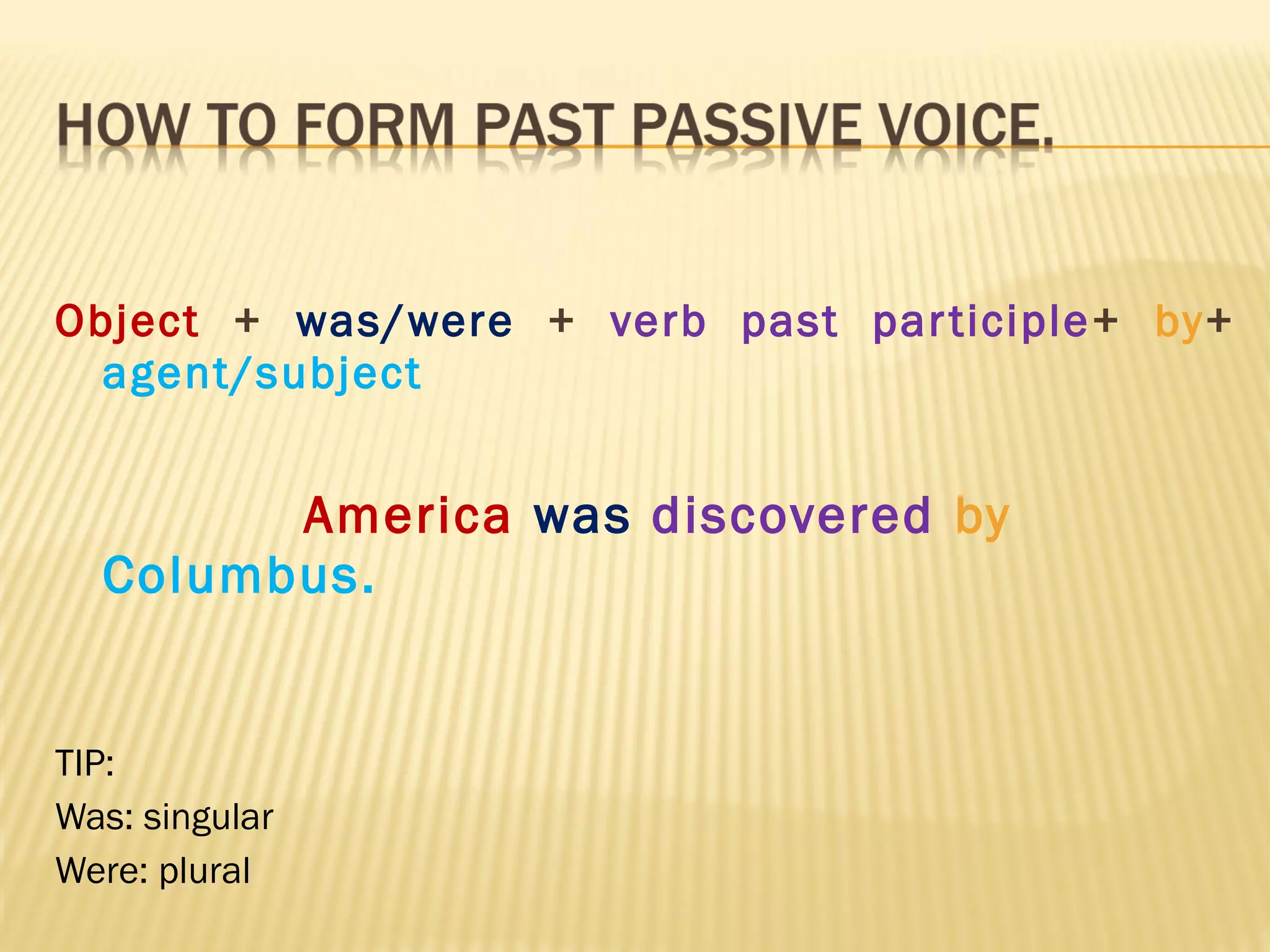Pasive voice | PPT