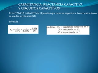 Comportamiento de elementos pasivos en AC | PPT