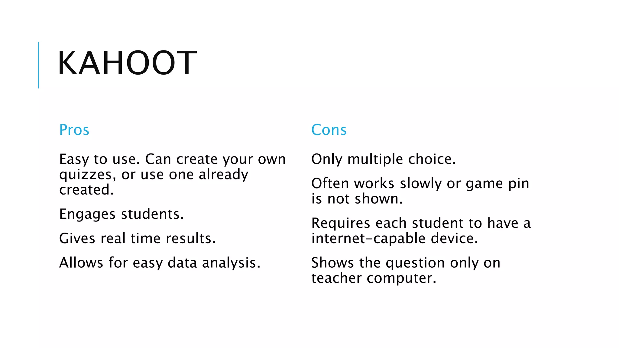 Using Glogster and Kahoot in the classroom | PPTX