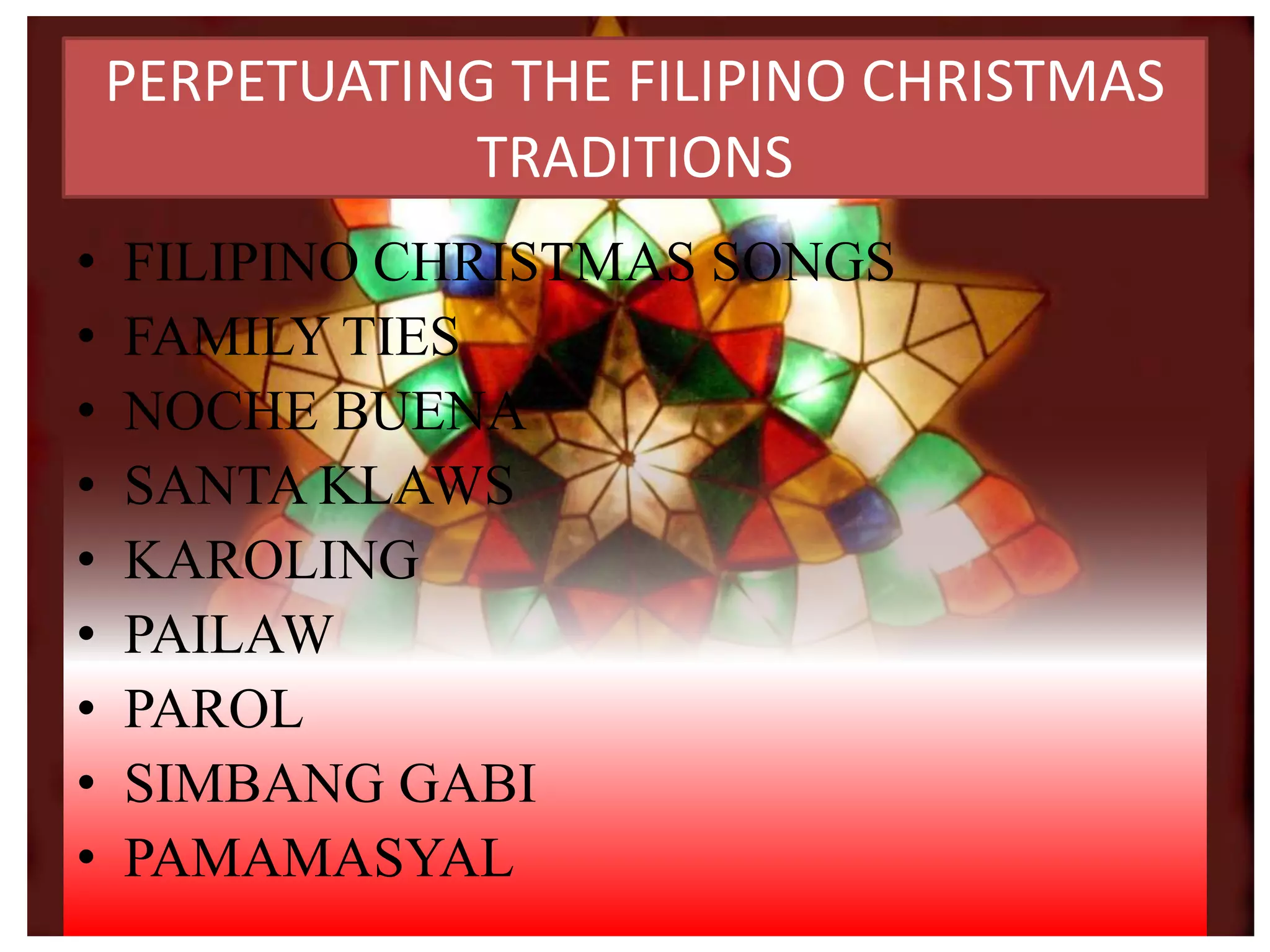 Paskong pinoy | PPTX