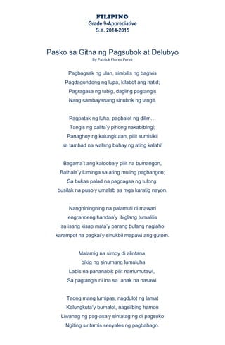 Pasko sa gitna ng pagsubok at delubyo original | DOC