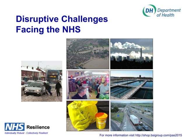 PAS 2015: The Disruptive Challenges facing the NHS, Dr Penny Bevan CBE ...