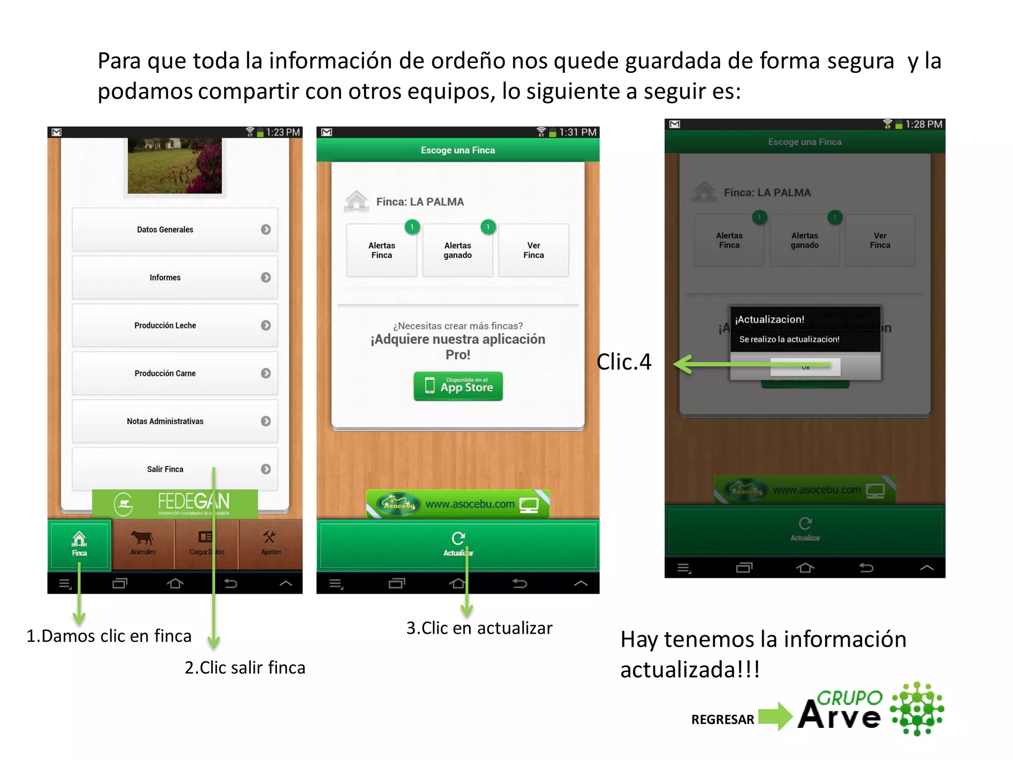 Paso a paso aplicacion control ganadero 1. | PPT