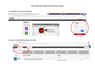 PASO A PASO CARGUE PLANILLAS EN EL SECOP II 2023.pdf