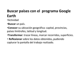 Paso a paso con google earth | PDF