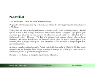 Pasojat E Mosfaljes Së Namazit | PDF