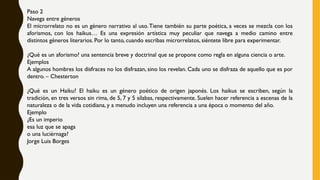 Pasos-para-escribir-un-microcuento - con escala de evaluación incluida ...
