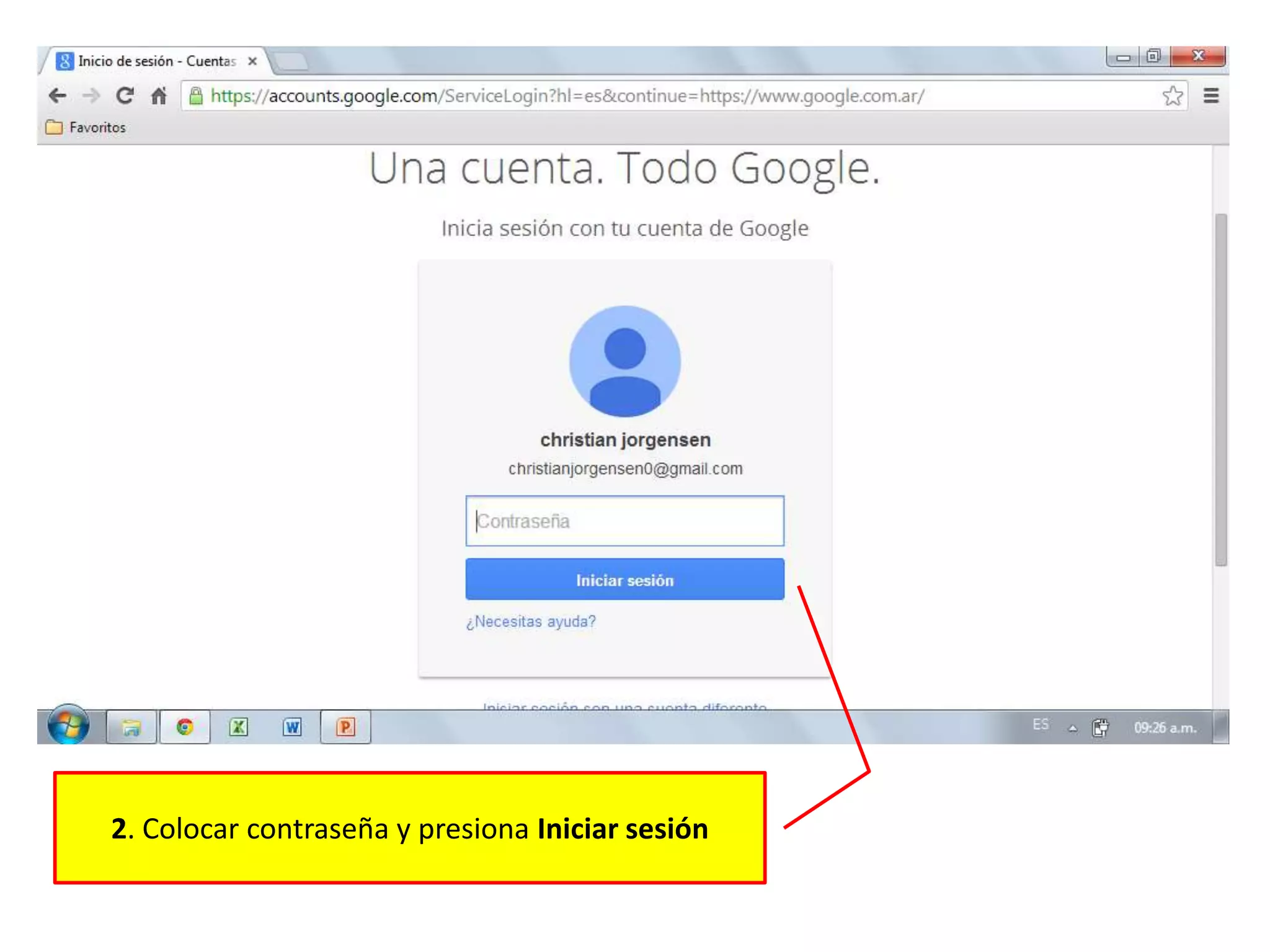 Pasos basicos para ingresar y usar google drive | PPTX