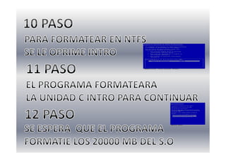 Pasos De Instalacion Windows Xp...[1]X | PDF