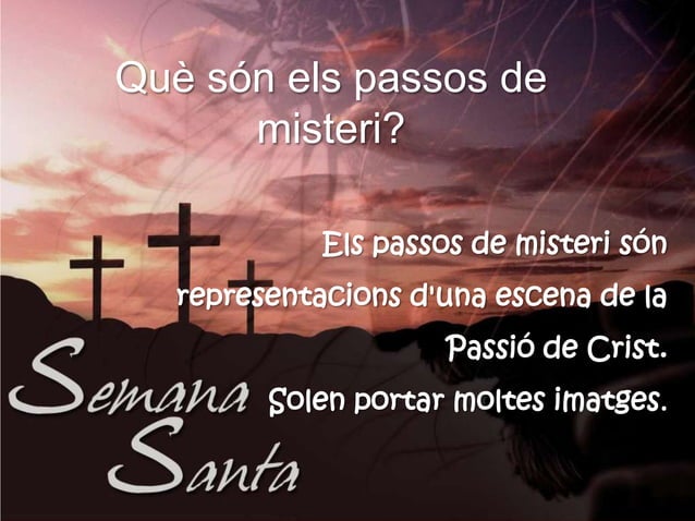 Pasos de misterio SEMANA SANTA | PPTX