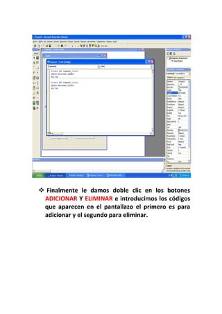 Pasos Para Conectar Una Base De Datos En Visual Basic | PDF