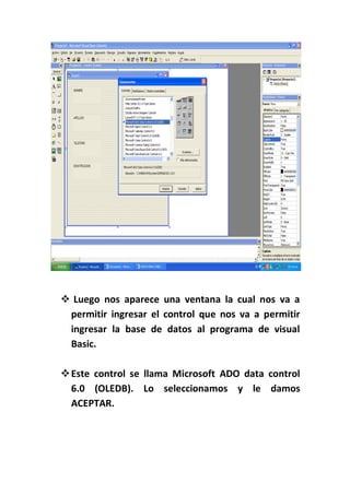 Pasos Para Conectar Una Base De Datos En Visual Basic | PDF