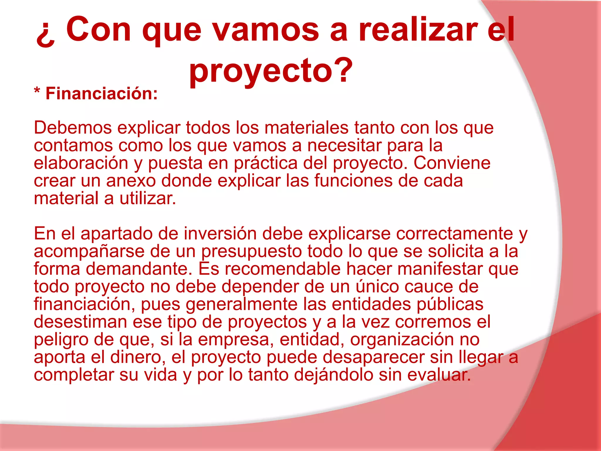 Pasos para crear un proyecto exitoso | PPT