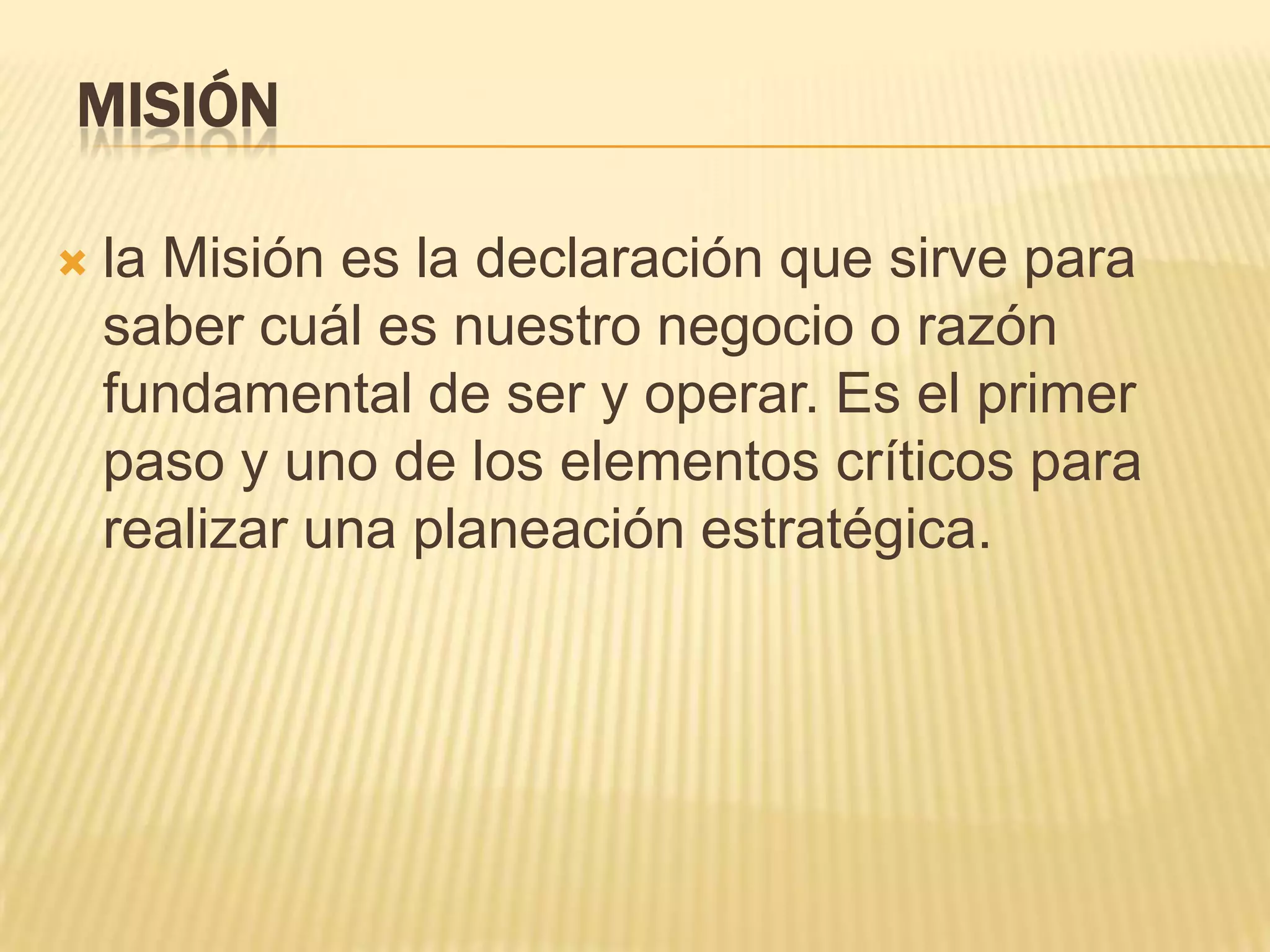 Pasos para elaborar la mision vision | PPT