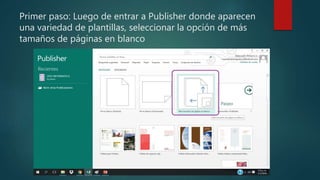 Pasos para hacer una revista en Microsoft Publisher | PPTX