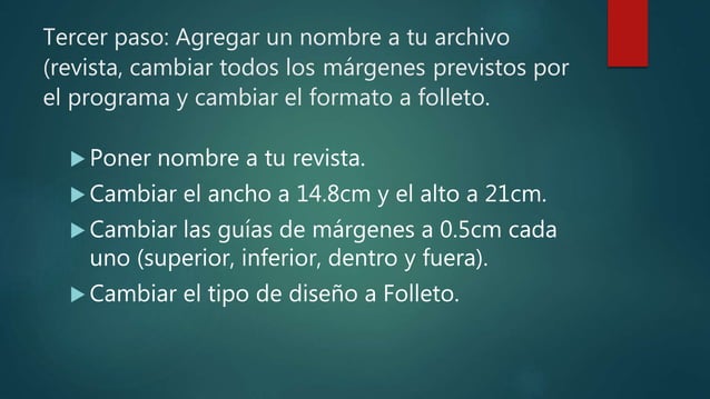 Pasos para hacer una revista en Microsoft Publisher | PPTX