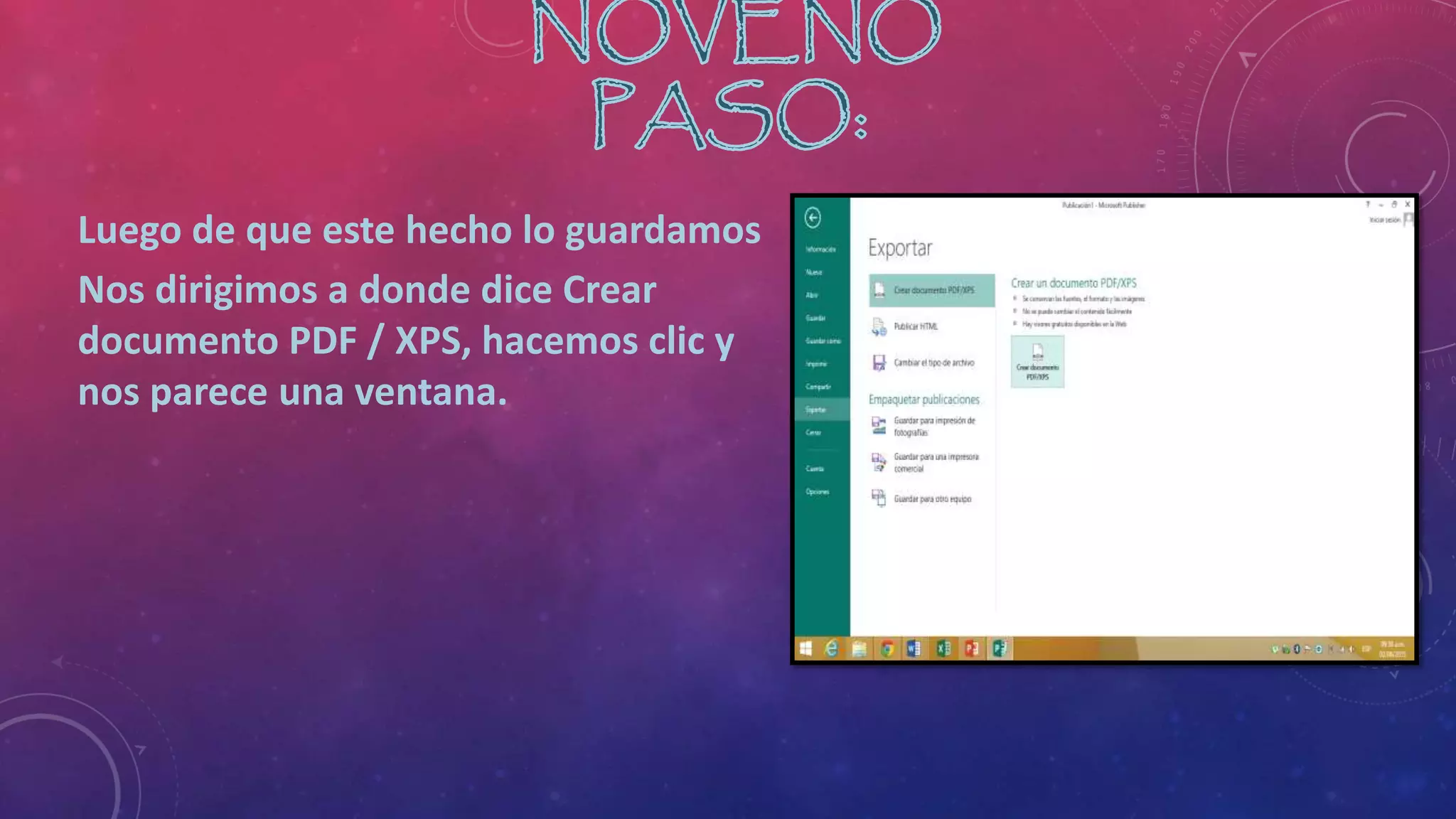 Pasos para hacer una tarjetas de invitacion en publisher lucia santos ...
