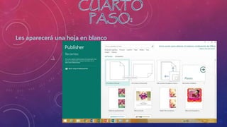 Pasos para hacer una tarjetas de invitacion en publisher lucia santos ...