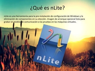 Pasos para instalar NLITE | PPT