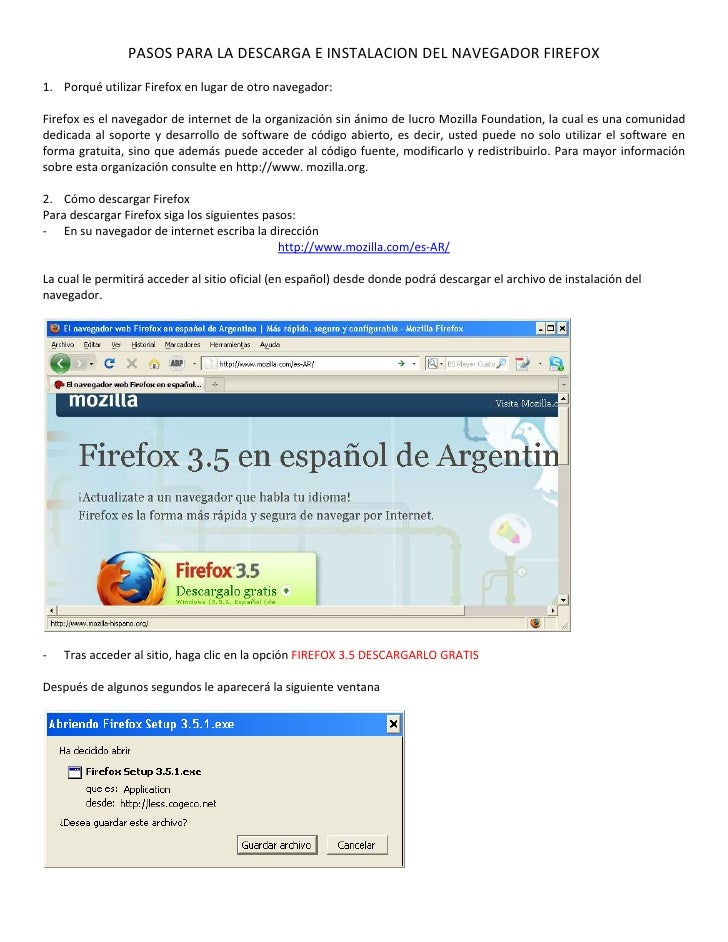 Instalación de Programas básicos
