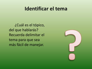 Pasos para la redacción | PPTX