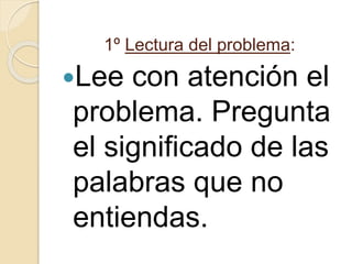 Pasos para resolver un problema | PPTX